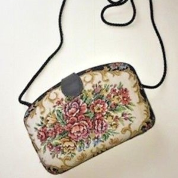 Bags | Vintage Brocade Tapestry Box Purse | Poshmark
